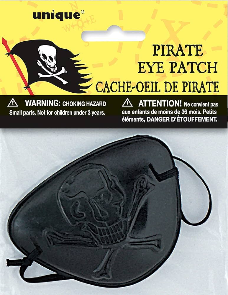 Pirate Eye Patch 1 Piece