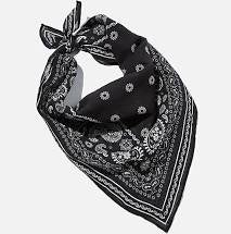 Classic Black Bandana