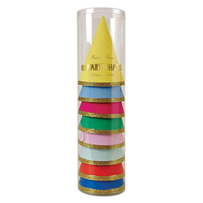 Meri Meri Happy Birthday Party Hats Set of 8